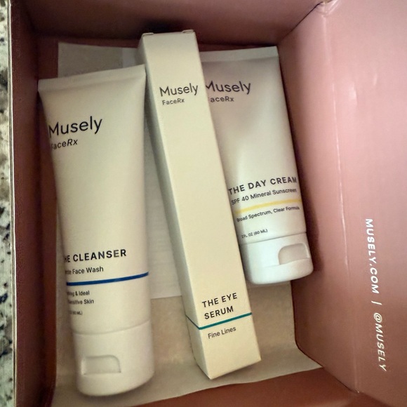Muse | Skincare | Musely Facerx Skincare Set Cleanser Serum And Cream ...